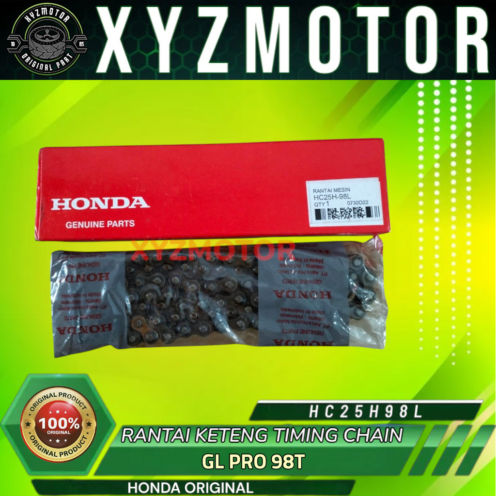Jual RANTAI KETENG TIMING CHAIN GL PRO 98T HONDA ORIGINAL HC25H-98L | Shopee Indonesia