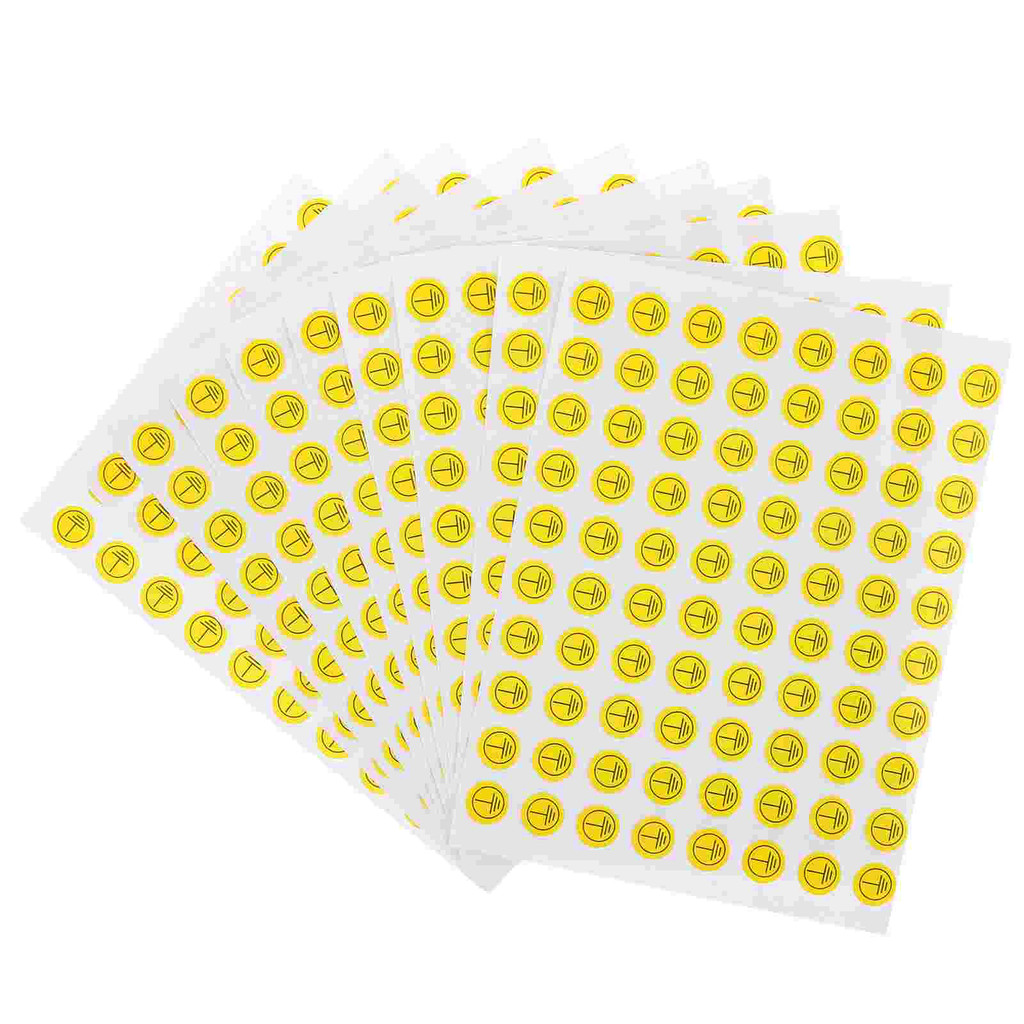 Jual 800 Pcs Grounding Sign Planet Earth Symbol Labels Warning Stickers ...