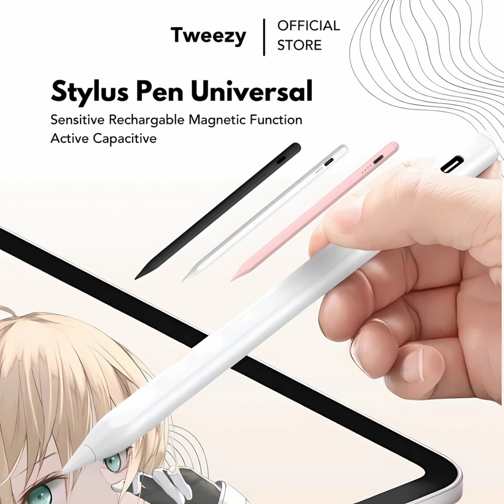 Jual Stylus Pen Universal for Smartphone Tablet Android Apple Tilt ...