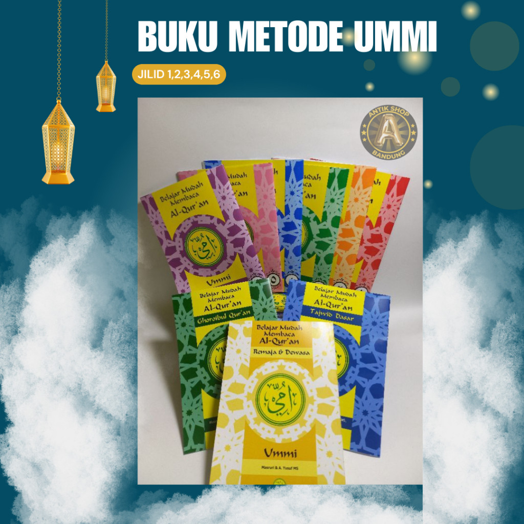 Jual Buku Metode Ummi Lengkap / Belajar Membaca AL QURAN / Buku UMMI ...