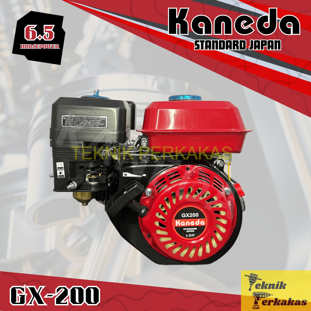 Jual Mesin Penggerak Bensin 6.5HP GX200 KANEDA / Gasoline Engine Kaneda GX-200 6,5 HP | Shopee ...