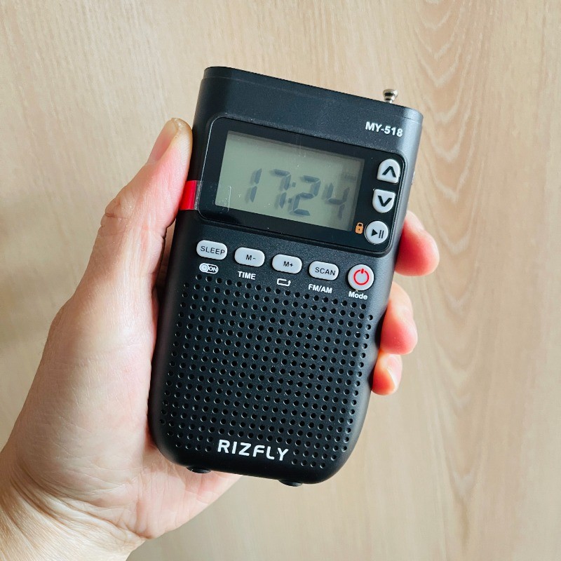 Jual MY-518 Mini AM/FM Portable Radio Pocket Receiver Stereo Bluetooth ...