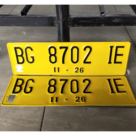 Jual Plat Nomor Kuning Plat Nomor Truk Plat Nomor Bus Harga Murah ...