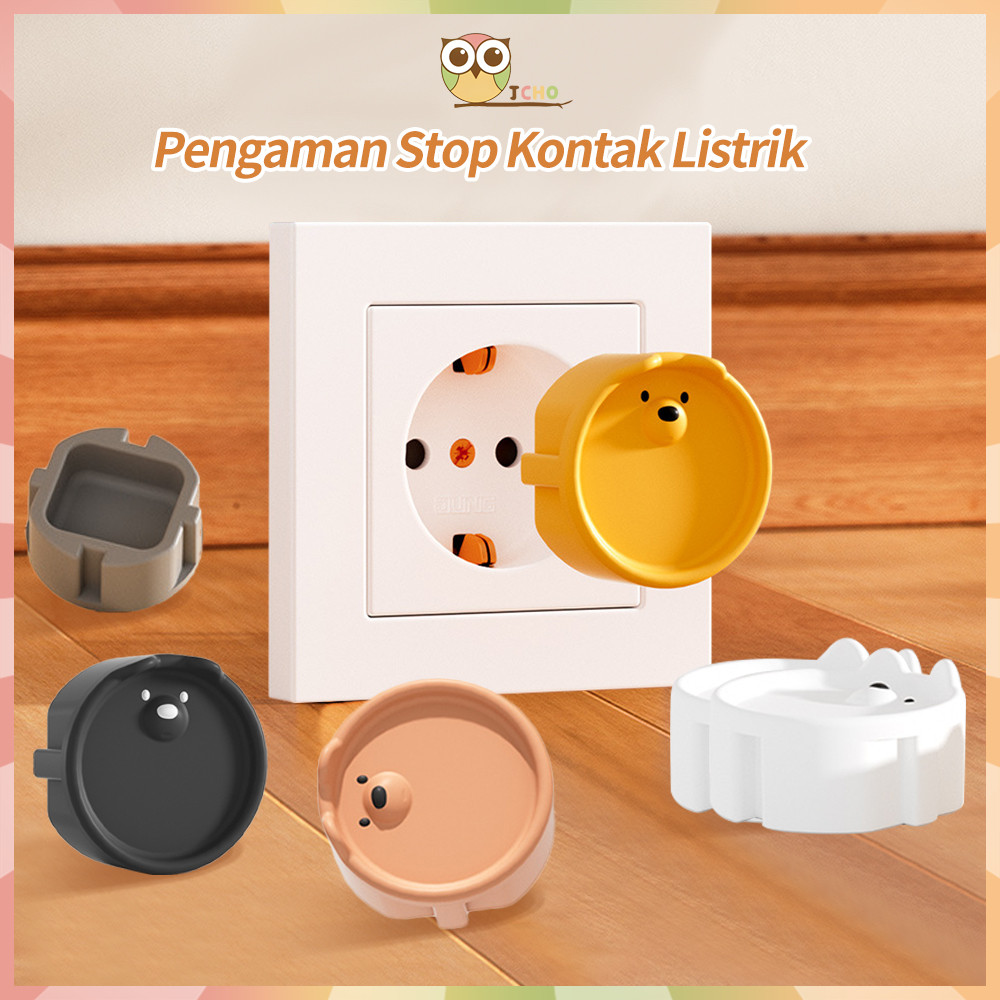 Jual JCHO Tutup Stop Kontak Listrik Silikon Penutup Stop Kontak Safety ...