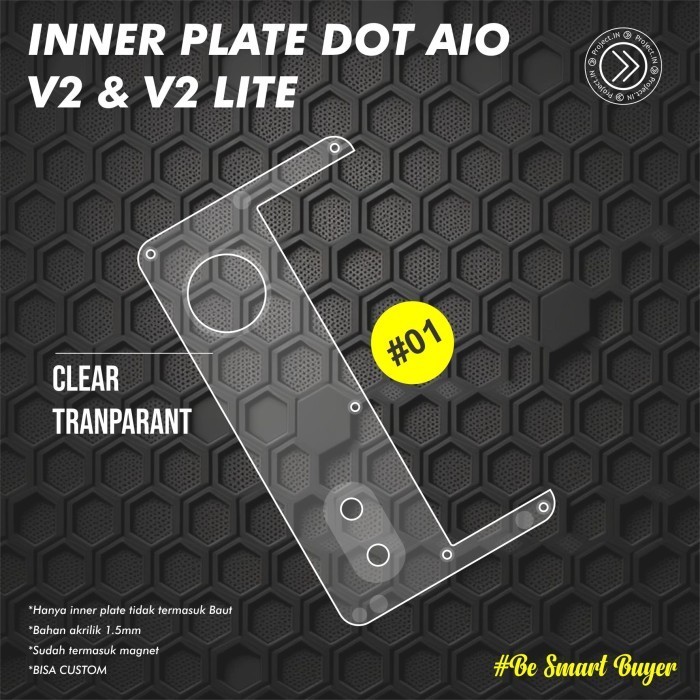 Jual Aksesoris Akrilik Inner Plate dots.aio-v.2 dan v2.lite by Ultimate ...