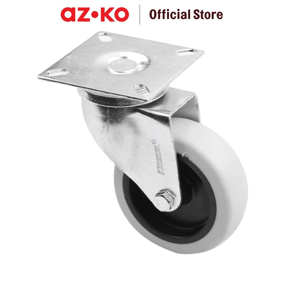 Jual AZKO Krisbow Roda Caster Thermoplastic Swivel 7.5 cm - Abu-Abu ...