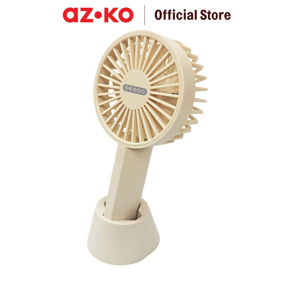 Jual AZKO Memoo Kipas Angin Portabel Rechargeable - Putih Portable Fan ...