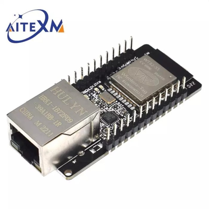 Jual WT32 ETH01 ESP32 with Ethernet LAN RJ45 WiFi Combo Gateway Bluetooth | Shopee Indonesia