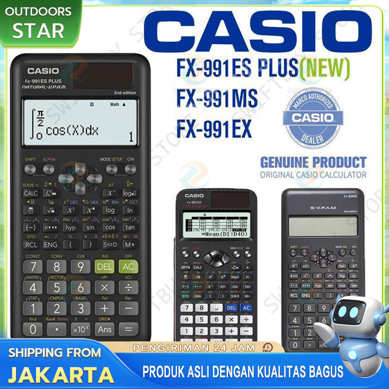 Jual Kalkulator Scientific Casio Matahari/40 Konstanta Rumus ilmiah ...