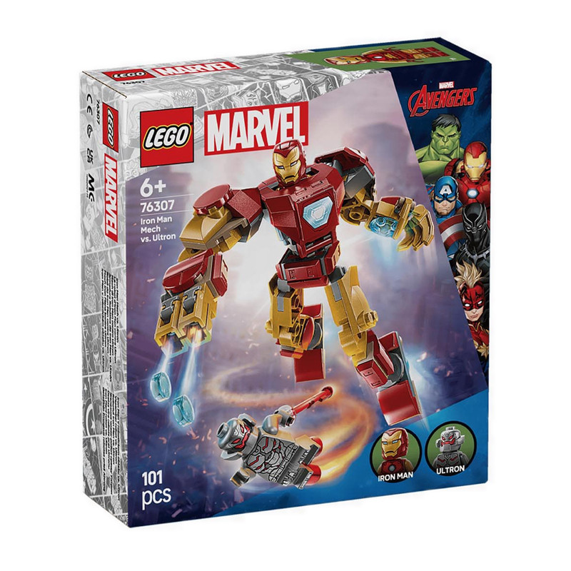 Jual LEGO® Super Heroes Marvel Iron Man Mech vs. Ultron - 76307 ...