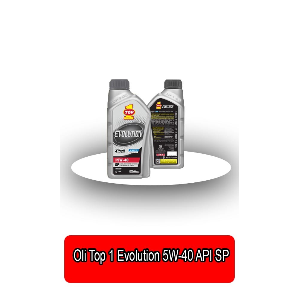 Jual Oli Top 1 Evolution 5W-40 5w40 API SP 1 Liter - 68591 - | Shopee ...