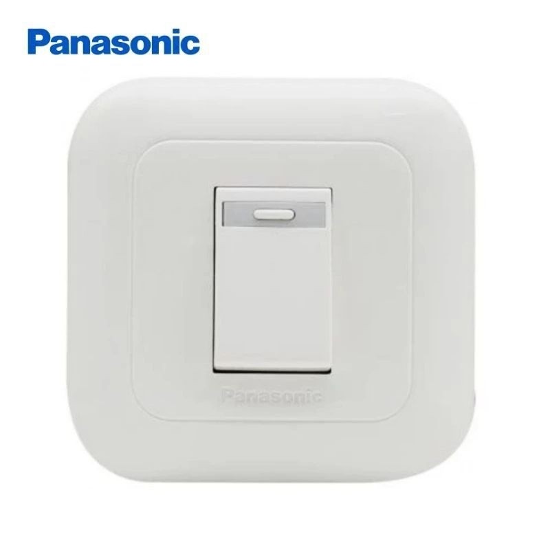 Jual Panasonic Saklar Engkel / Single 1 Gang WEJ78019 + WEJ 5531 Wide ...