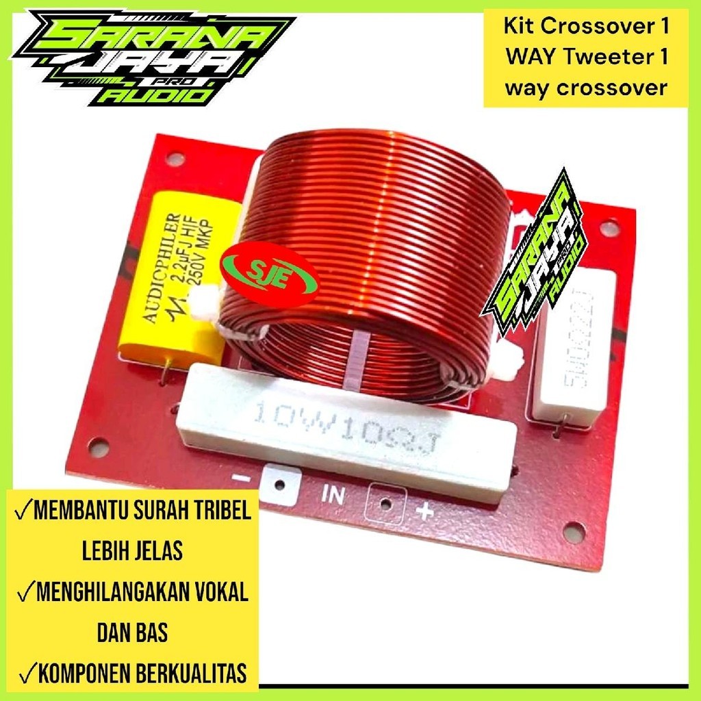Jual Kit Crossover tweeter twitter 1 WAY | Shopee Indonesia