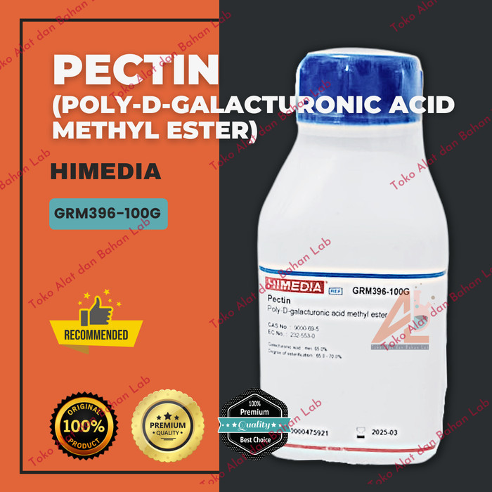Jual Pectin | Poly-D-galacturonic acid methyl ester, 100 gram | LABINDO ...