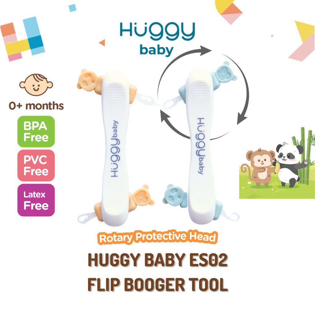 Jual Huggy Baby ES02 Flip Booger Tool | Alat Pembersih Hidung Telinga ...