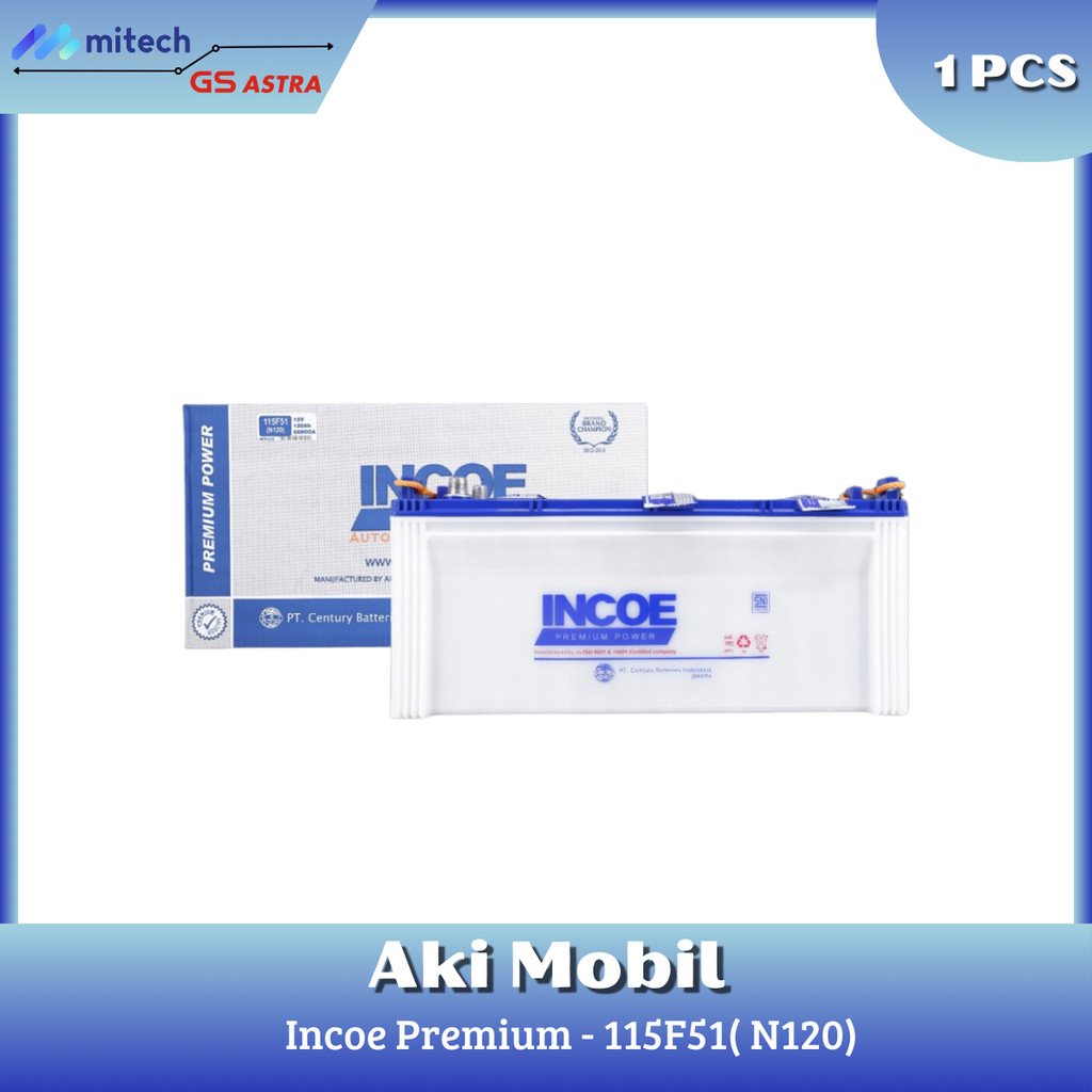 Jual INCOE PREMIUM ASTRA Aki Basah Hino Bus N120 12V / 120A | Shopee ...