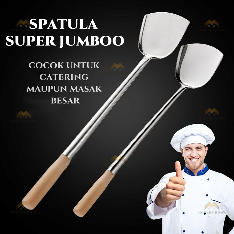 Jual Spatula Stainless Steel Super Jumbo Sotel Alat Masak Serbaguna ...