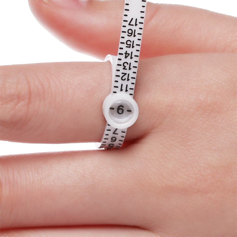 Jual Ring Sizer Measure With Magnifier Finger Gauge Genuine Tester ...