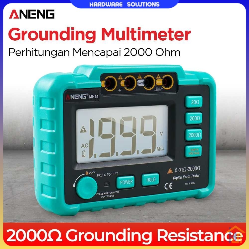 Jual ANENG Digital Earth Tester Grounding Multimeter - MH14 | Shopee ...
