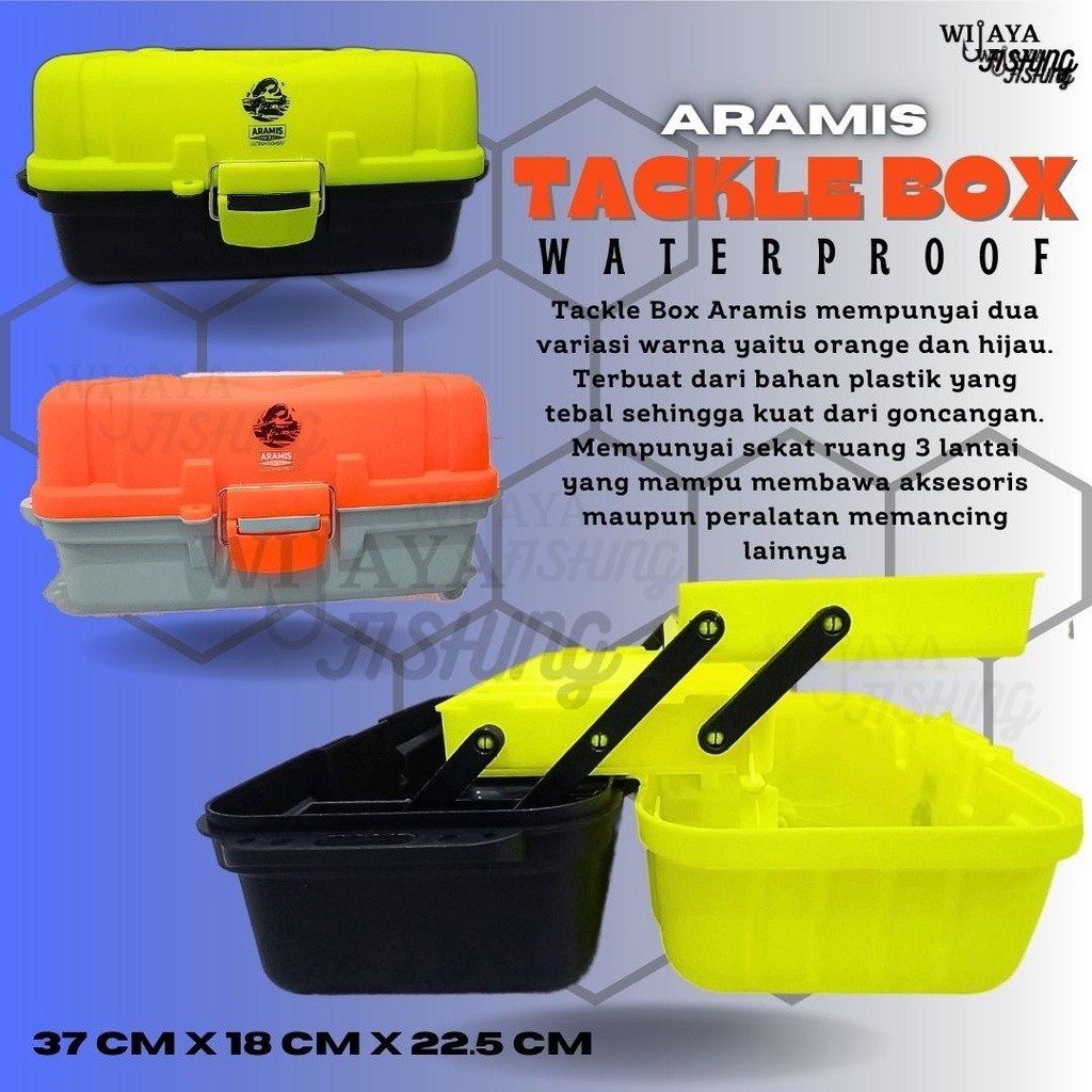 Jual Tackle Box 6200 Aramis Kotak Alat Perkakas Mancing 3 Tingkat Tiga ...