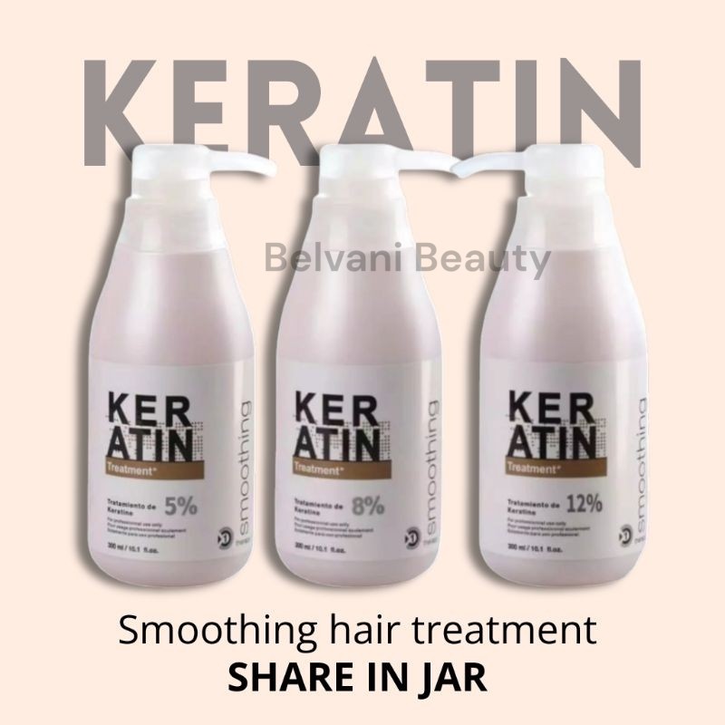 Jual Keratin Treatment 5% 8% 12% Pelurus Rambut Sahre in 30ml 60ml ...