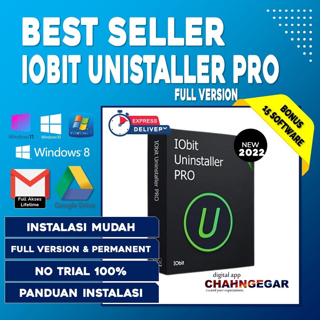 Jual IObit Uninstaller 2022 versi 12 Full Version Lisensi Full Aktivasi Lifetime Software Untuk ...