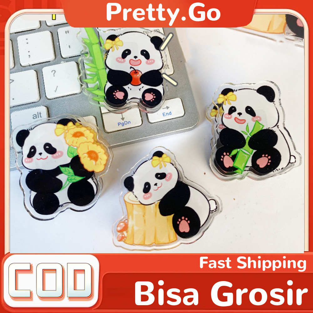 Jual Paper Clip Akrilik Clip Panda Lucu Bentuk Unik Paper Clip Buku ...