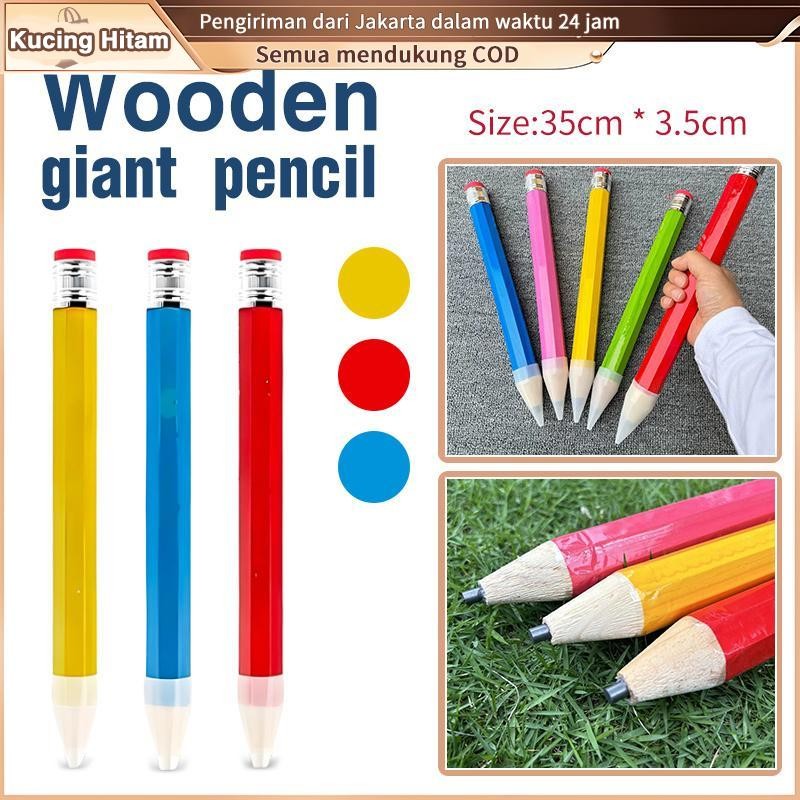 Jual 33 CM Pensil Jumbo Besar Mainan Pencil Pensil Jumbo Hiasan Photo ...