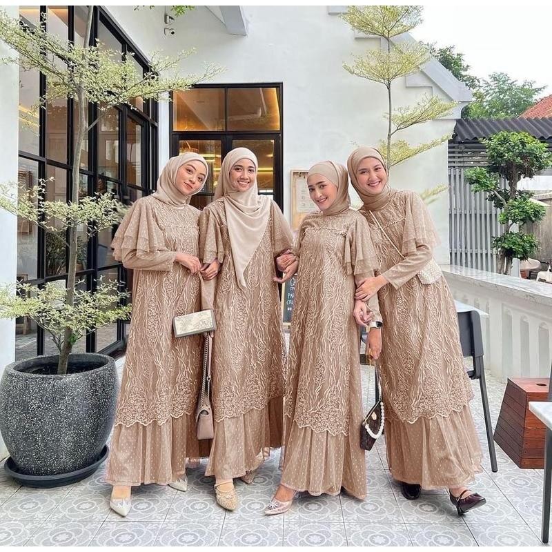 Jual baju gamis wanita panjang model terbaru kekinian bahan spesial ...