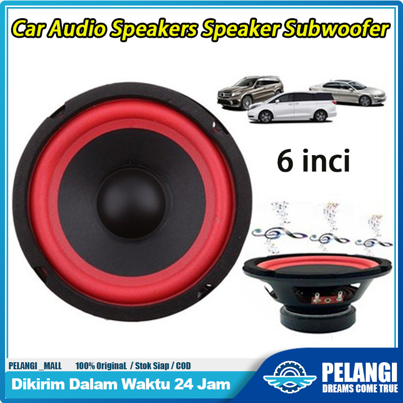 Jual Speaker Subwoofer Mobil 6 Inci Woofer Original Power Amplifier ...