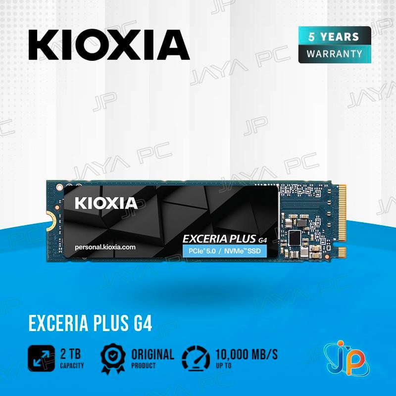 Jual Kioxia SSD Exceria Plus G4 M.2 Pcie NVMe Gen5 2TB - M2 2 TB | Shopee Indonesia