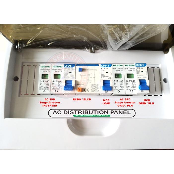 Jual BUNDLE : PV Combiner 2PV in+1 DC Out+1 Battery Switch+AC ...