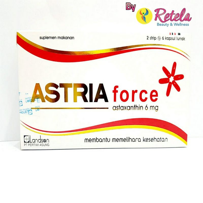 Jual ASTRIA FORCE ASTAXANTHIN 6MG | Shopee Indonesia
