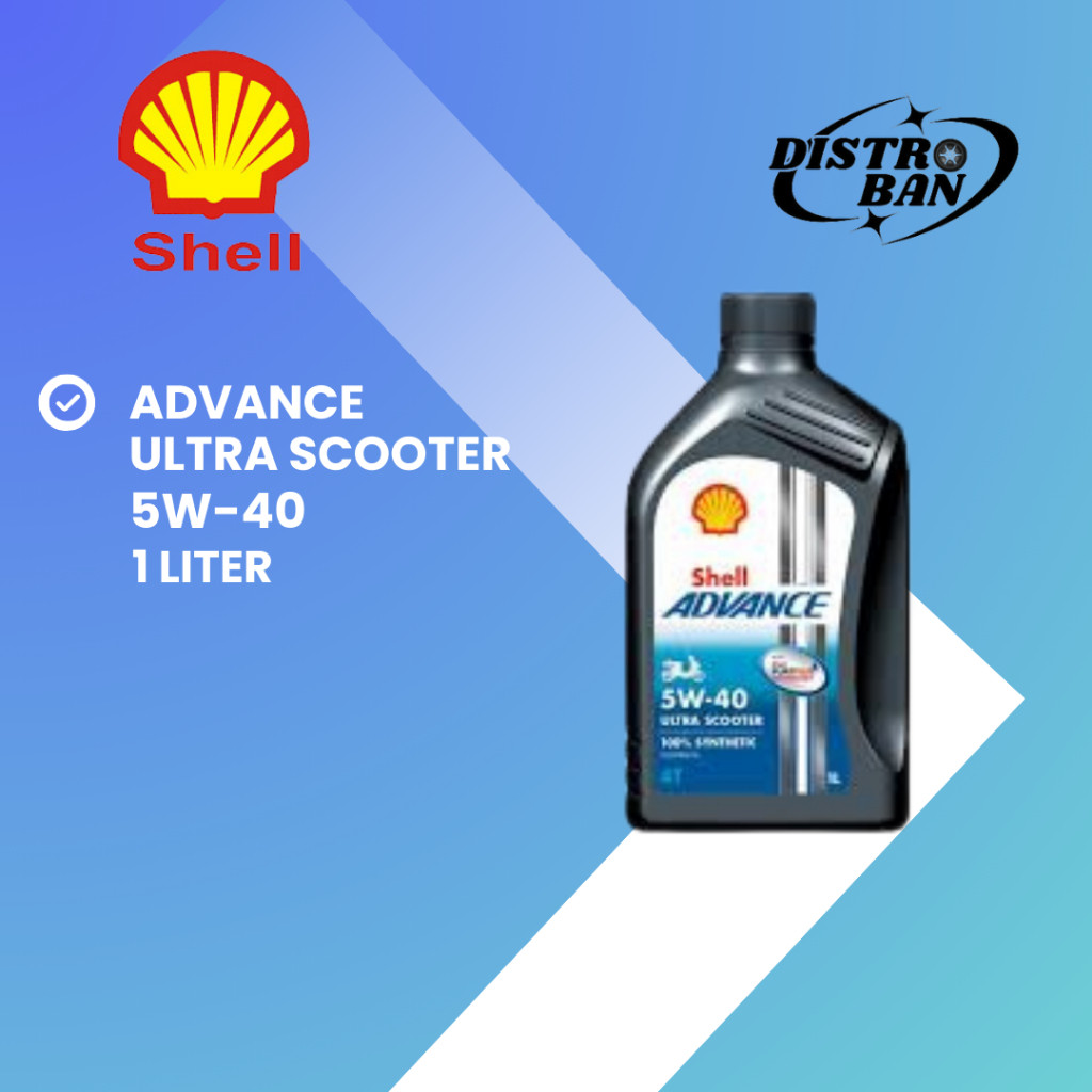 Jual Shell Advance Ultra Scooter 5W-40 1 Liter Oli Nmax PCX Aerox Vespa ...