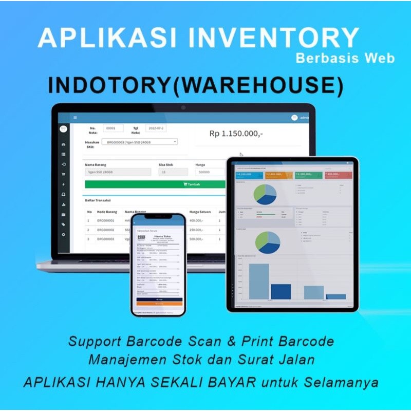 Jual Aplikasi Inventory Stok Barang untuk Managemen Gudang berbasis Web ...
