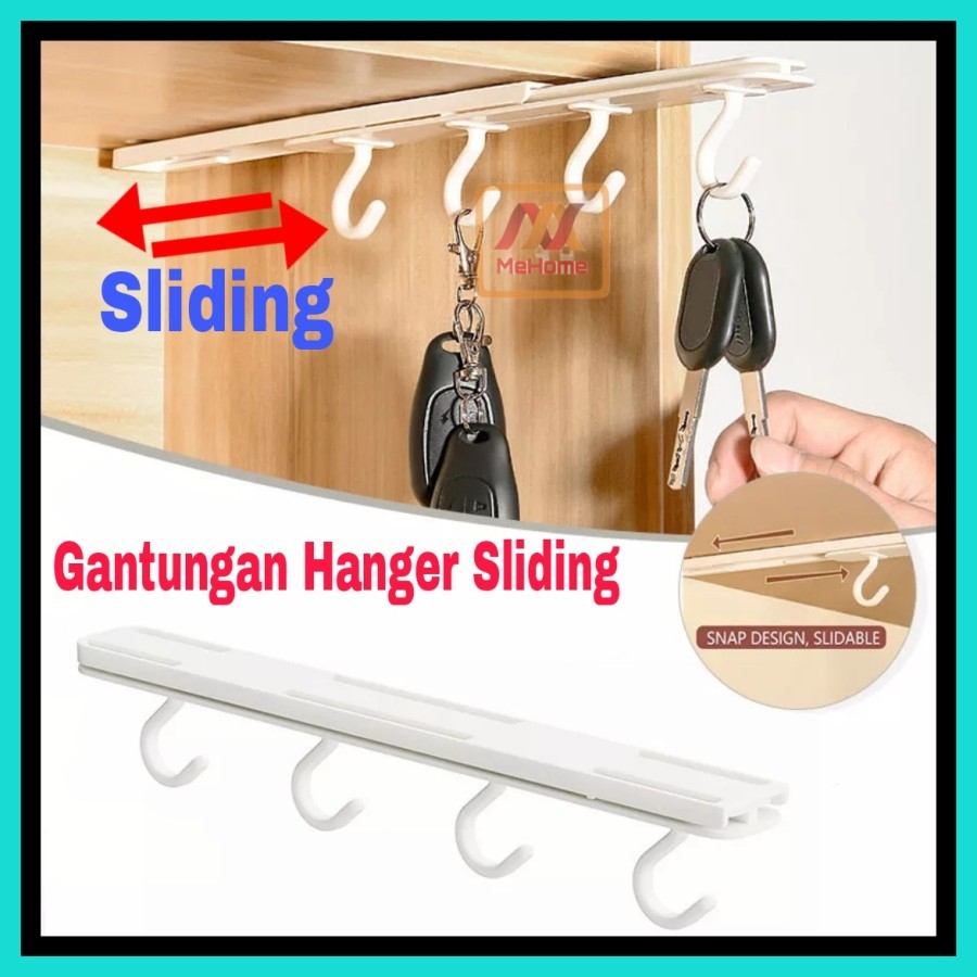 Jual HANGER SLIDING RAK LEMARI SERBAGU HOOK GANTUNGAN DAPUR HS04 ...