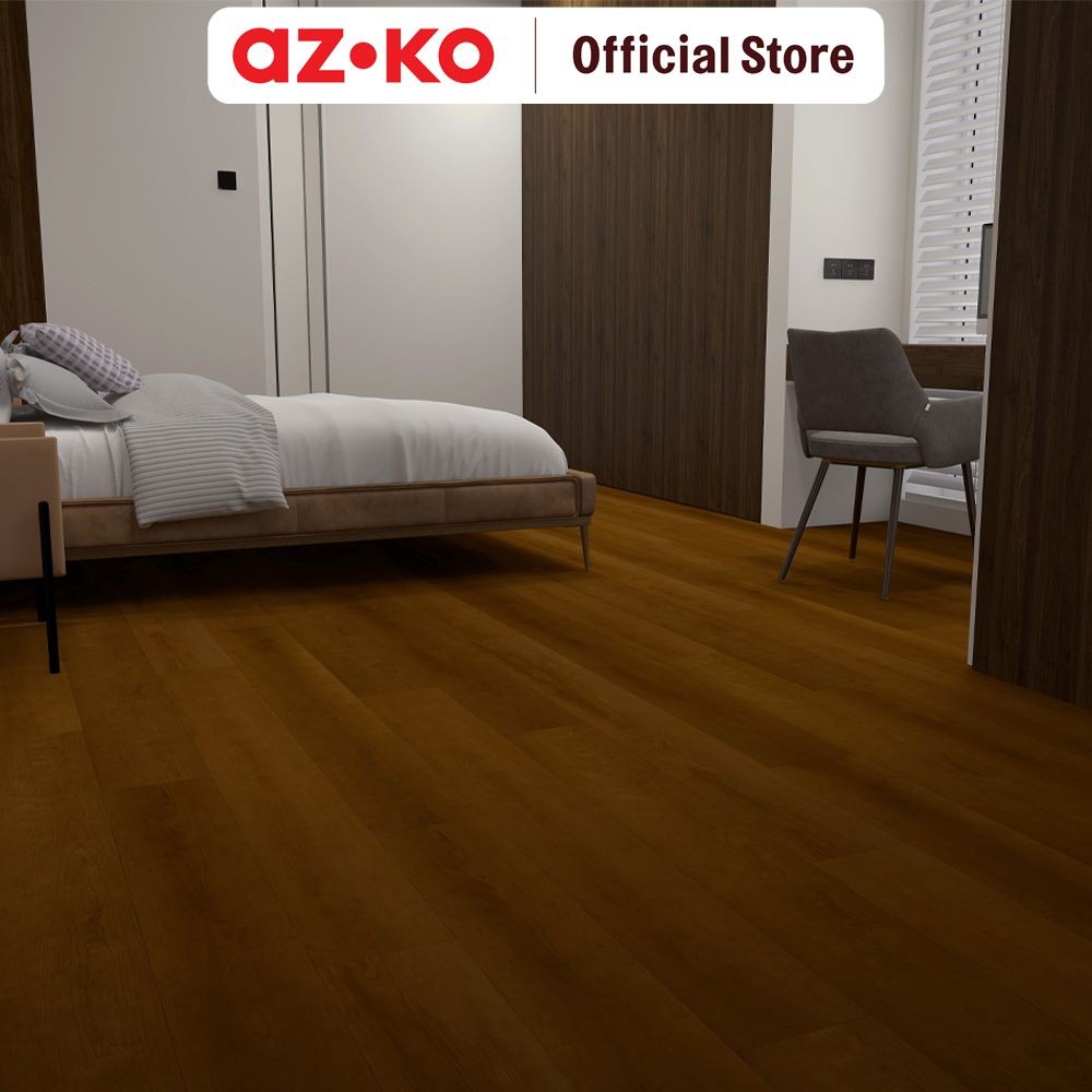 Jual AZKO Krisfloor 122x18x0.4 cm Lantai Parket Spc - Maple Lantai Kayu ...