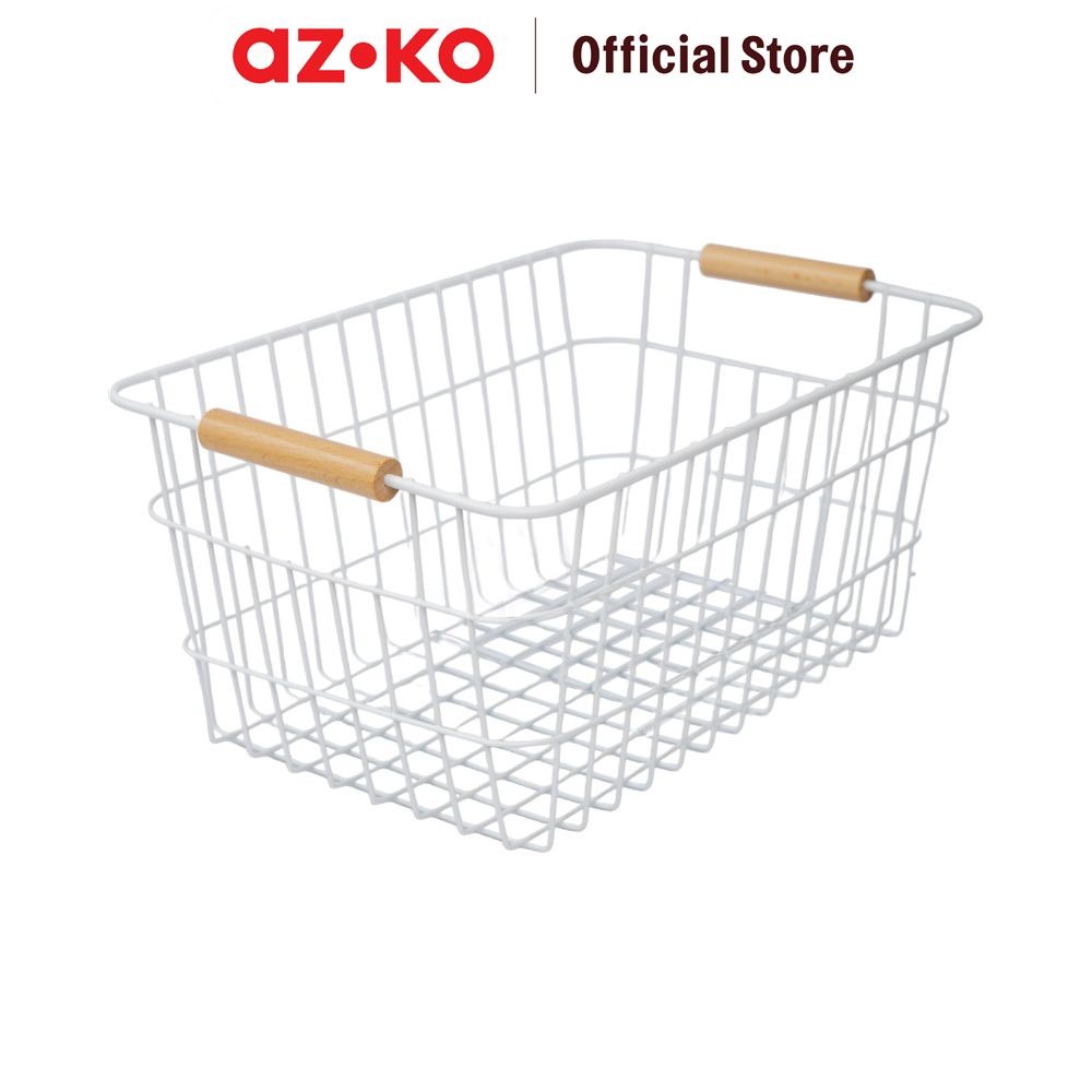 Jual AZKO Stora Keranjang Penyimpanan Handle Storage Basket Kotak ...