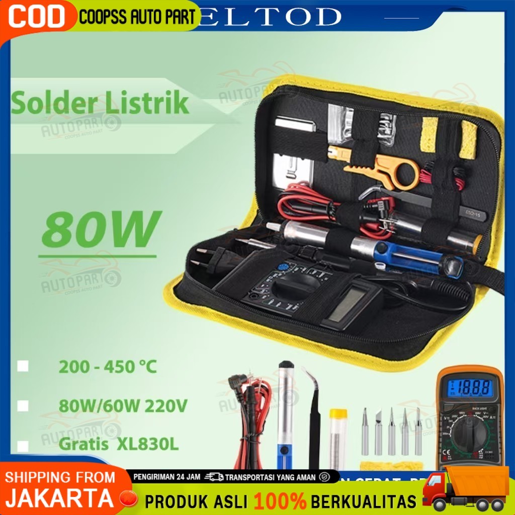 Jual Solder Set Lengkap Kit Solder 60 Watt 220 Volt Kit Pengisap Timah ...
