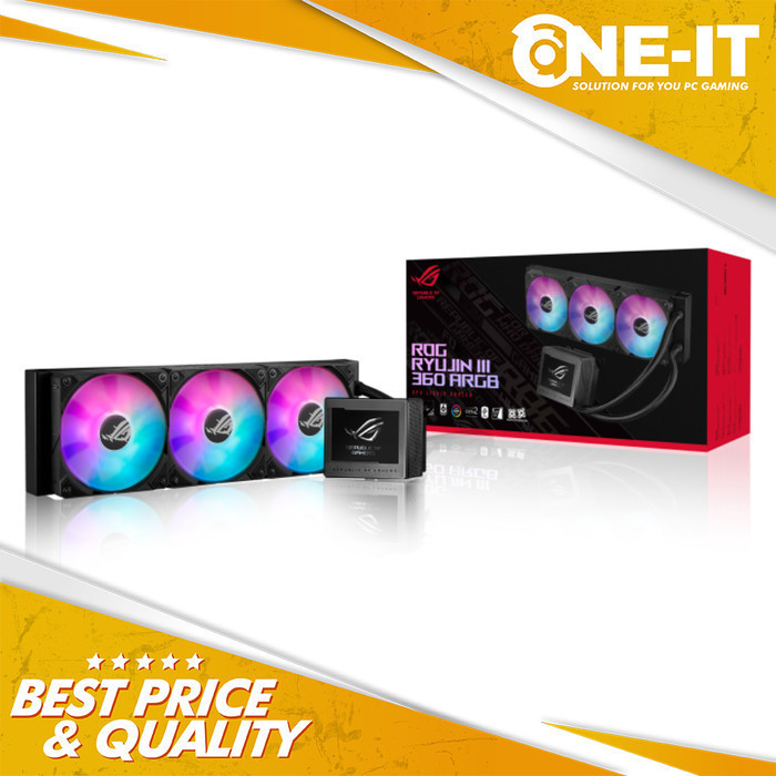 Jual ASUS ROG RYUJIN III 360 ARGB CPU LIQUID COOLER COOLING FAN ...