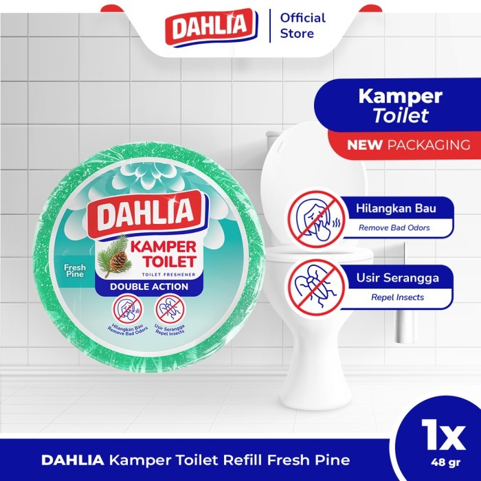 Jual DAHLIA Kamper Toilet Fresh Pine - Pengharum Toilet, Anti Serangga ...