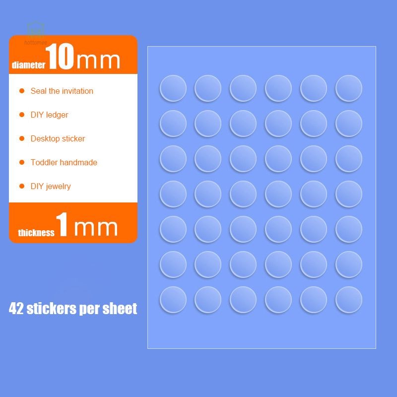 Jual Double Tape DIY Nano Tape Lem Bening Bulat Clay Resin Balon Glue ...