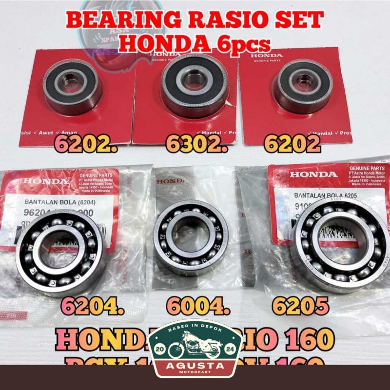 Jual Bearing Rasio Satu Set K1Z Asli Super Motor Honda Vario 160 , PCX ...