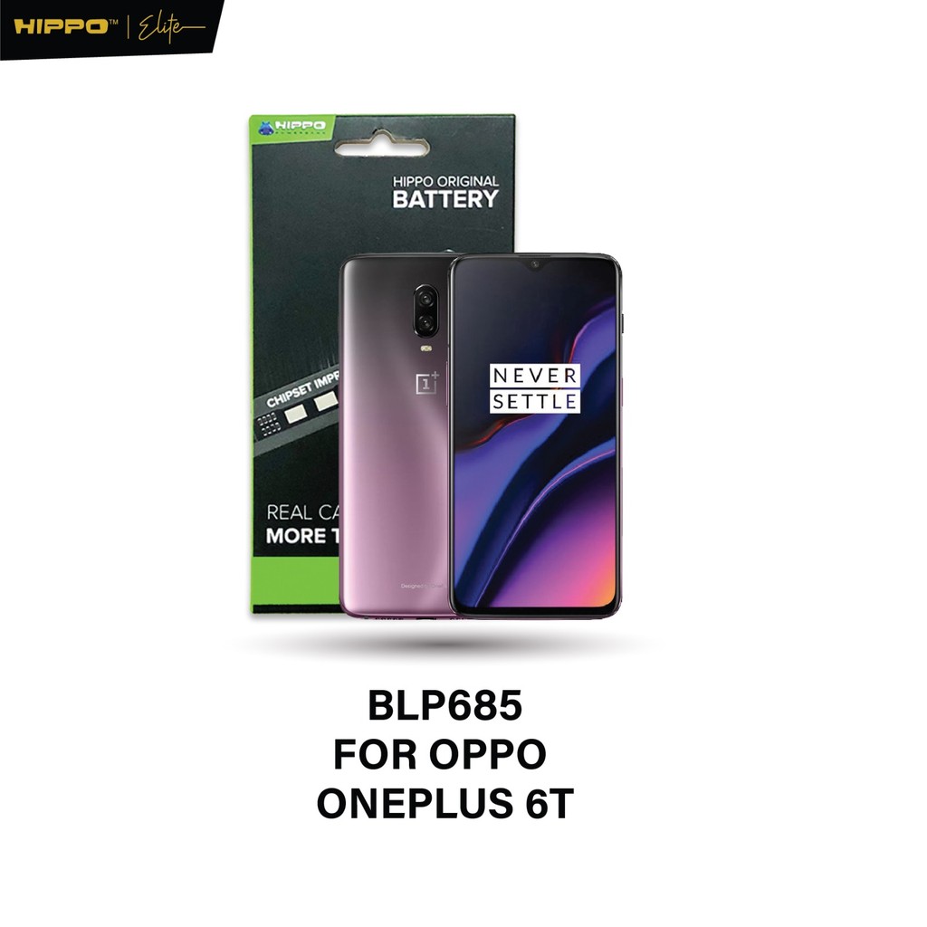 Jual Hippo Baterai OPPO BLP-685 OPPO ONEPLUS 6T 3700mAh Battery Batere Batrai Batre Original ...