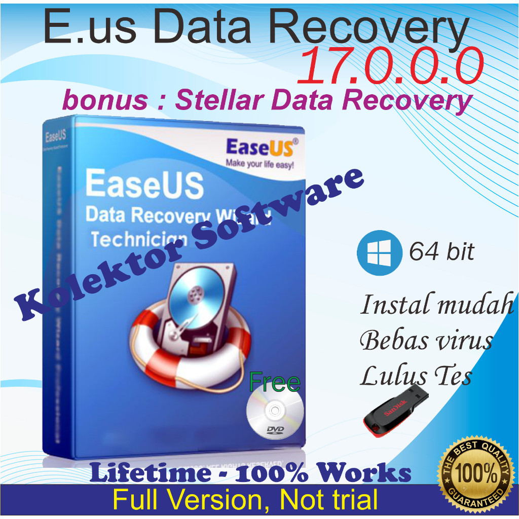 Jual EaseUS Data Recovery Wizard - Full Version, Lifetime | Shopee Indonesia
