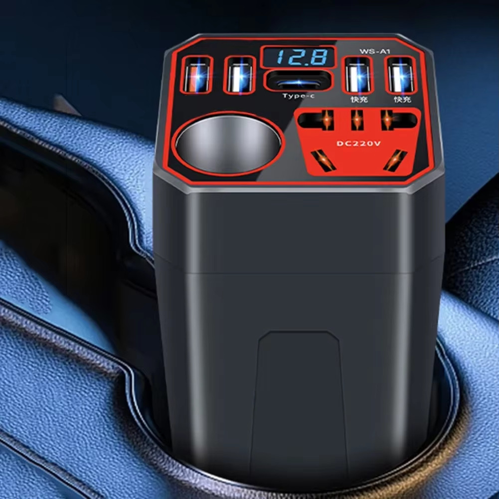 Jual Inverter Mobil Inverter Listrik Mobil Car Power Inverter 200W 12V ...