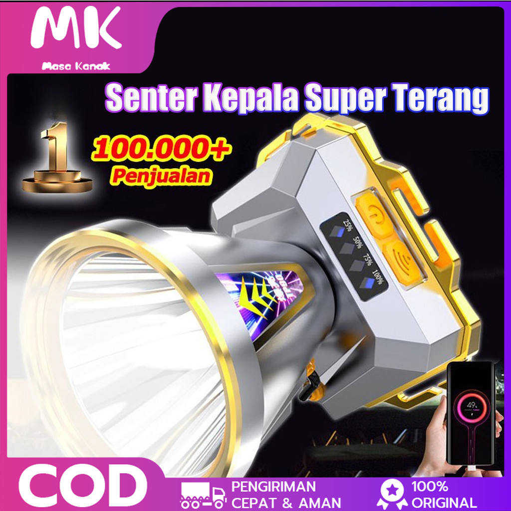 Jual 300Watt Penerangan terus menerus selama 500 jam LED senter super terang lampu depan luar ...