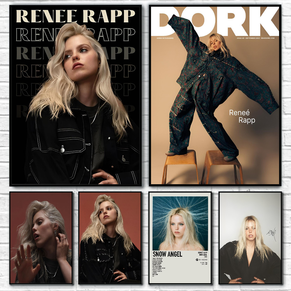 Jual Pop Singer Actor Renee Rapp Whitepaper Poster Self-adhesive Art ...