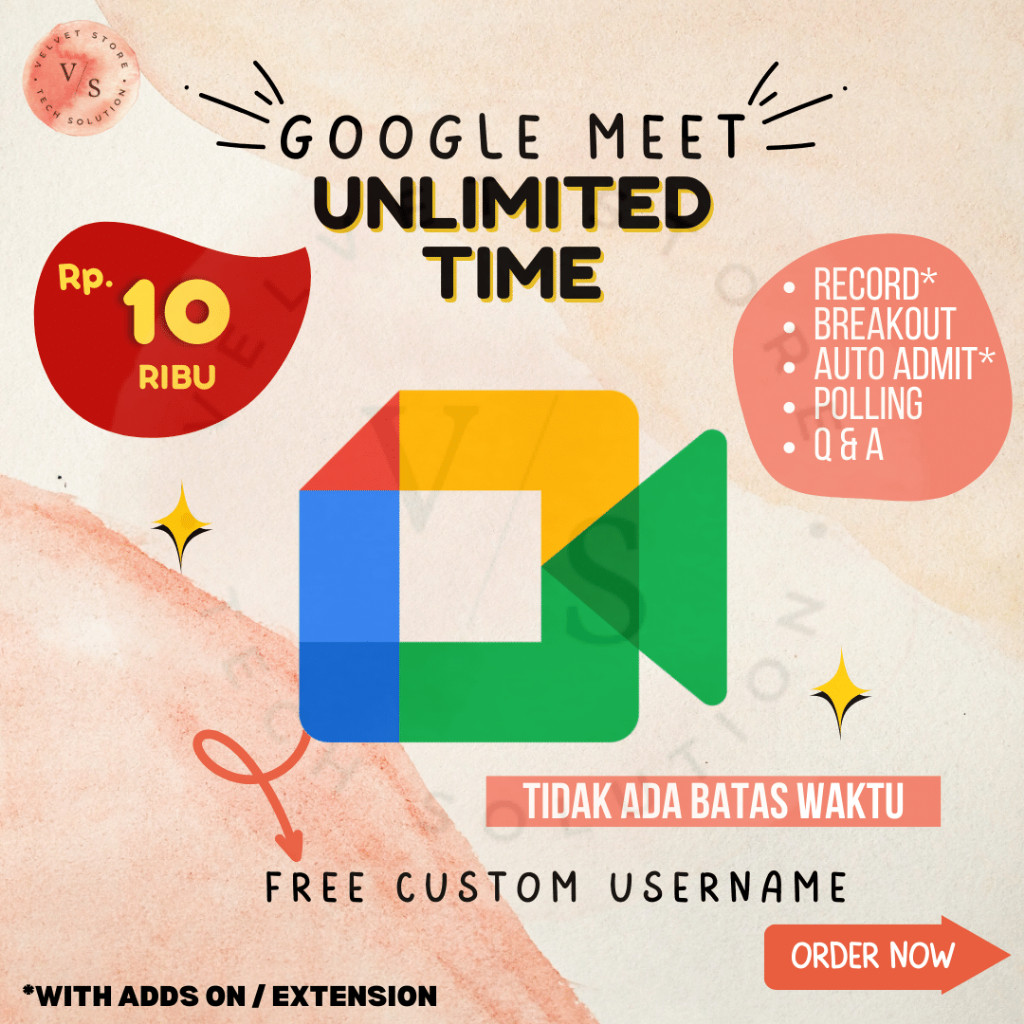 Jual Google Meet Google Meeting Gmeet Unlimited Duration Lifetime Bergaransi Resmi | Shopee ...