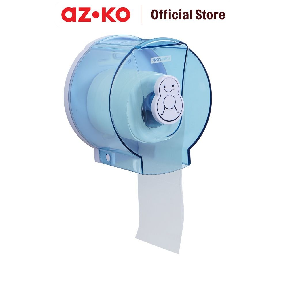 Jual AZKO Krisbow Dispenser Tisu Toilet Roll Cd8647a - Biru Tempat ...
